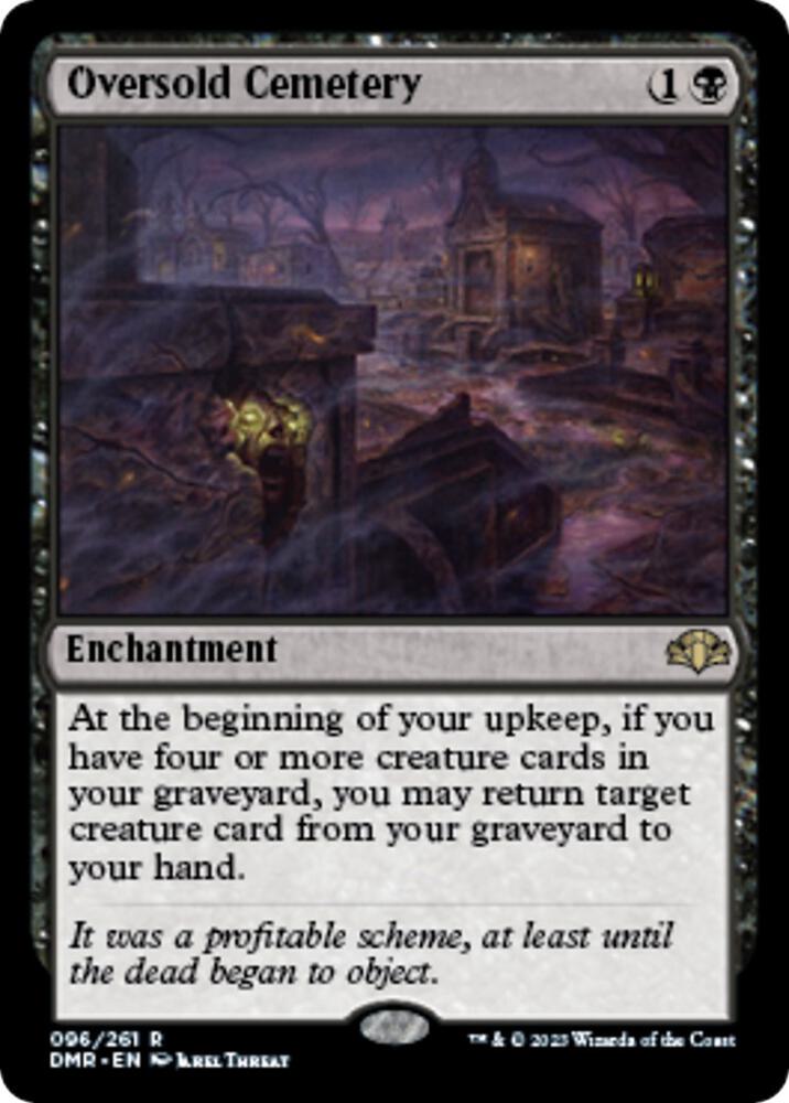 Oversold Cemetery - Dominaria Remastered - Magic: The Gathering ...
