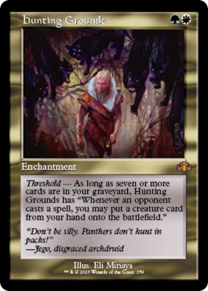 Hunting Grounds (Retro Frame) - Dominaria Remastered - Magic: The ...
