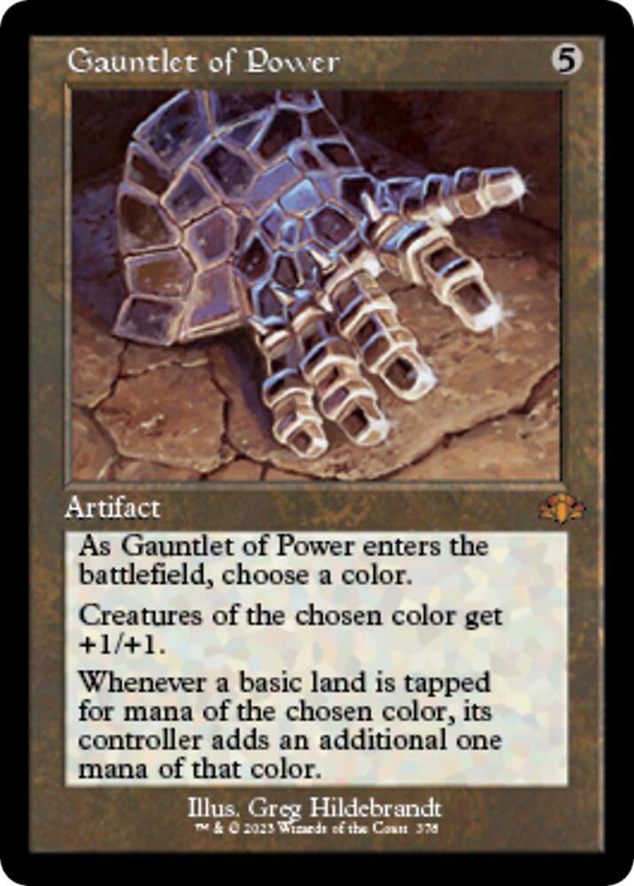 Gauntlet of Power (Retro Frame) - Dominaria Remastered - Magic: The Gathering - TCGplayer.com