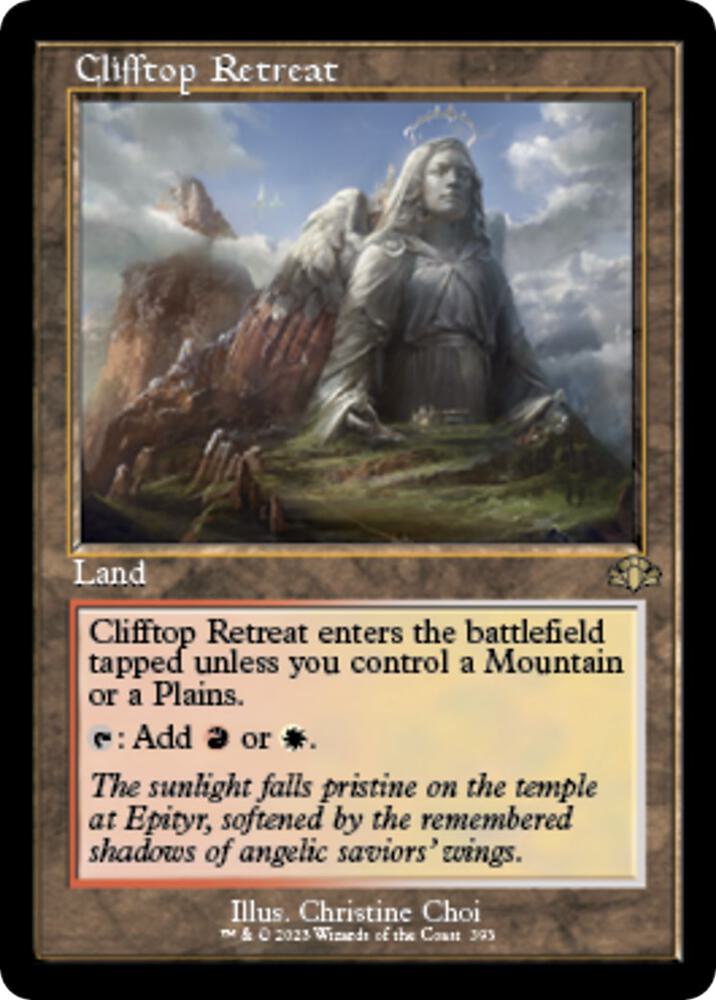 Clifftop Retreat (Retro Frame) - Dominaria Remastered - Magic: The Gathering - TCGplayer.com