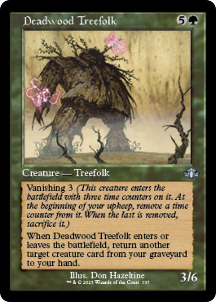 Deadwood Treefolk (Retro Frame) - Dominaria Remastered - Magic: The ...