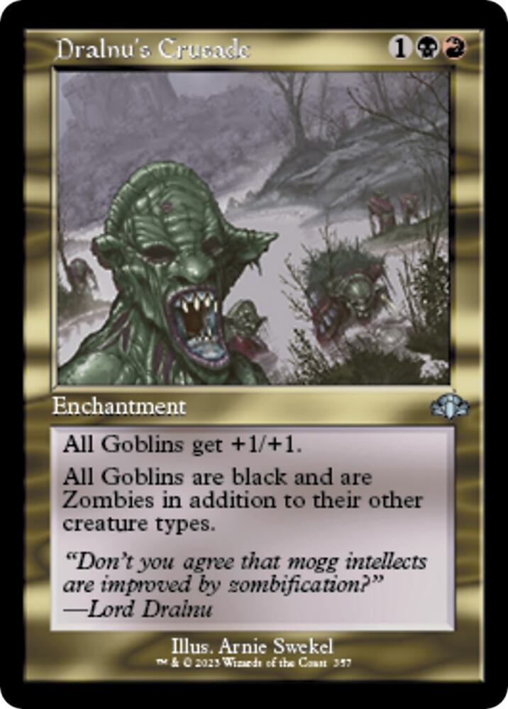Dralnu's Crusade (Retro Frame) - Dominaria Remastered - Magic: The ...