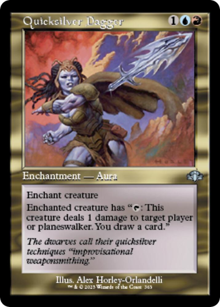 Quicksilver Dagger (Retro Frame) - Dominaria Remastered - Magic: The Gathering - TCGplayer.com