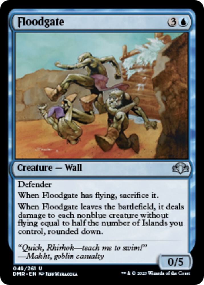 Floodgate - Dominaria Remastered - Magic: The Gathering - TCGplayer.com