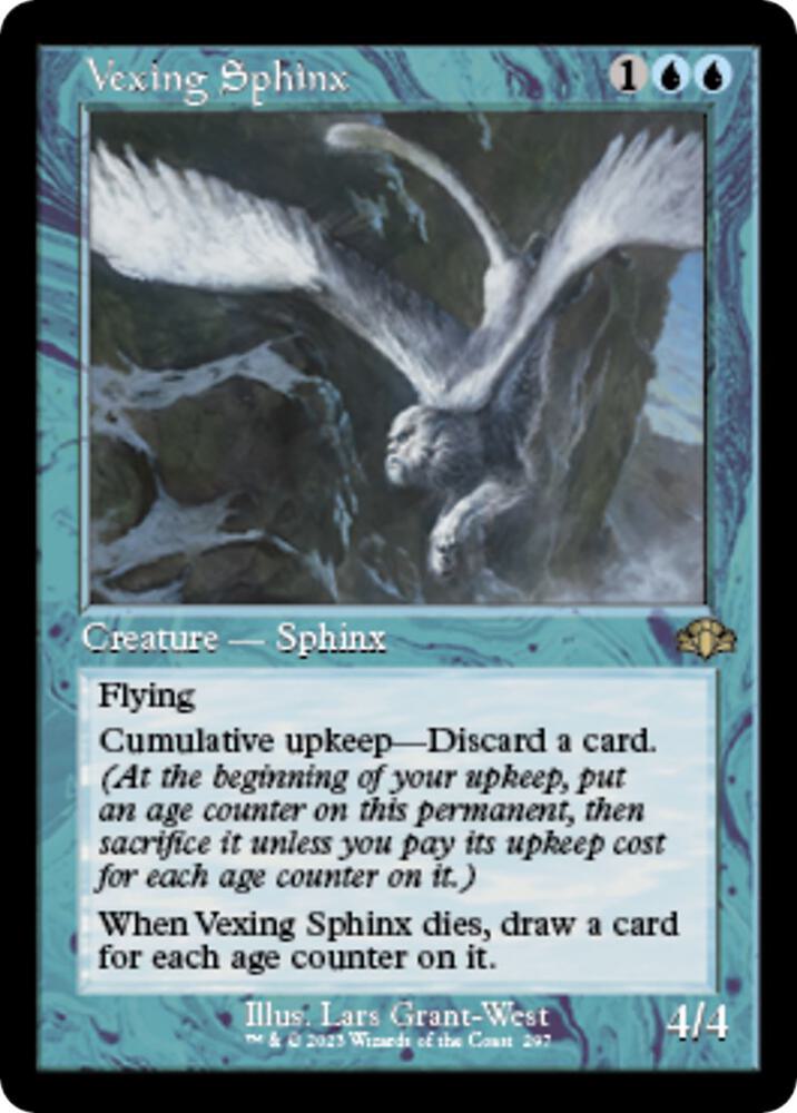 Vexing Sphinx (Retro Frame) - Dominaria Remastered - Magic: The Gathering - TCGplayer.com