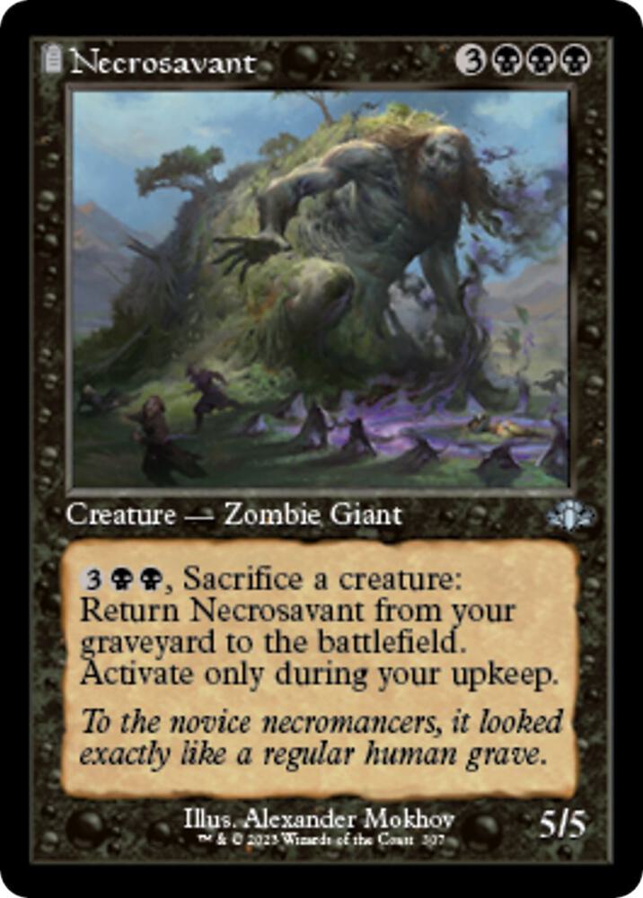 Necrosavant (Retro Frame) - Dominaria Remastered - Magic: The Gathering
