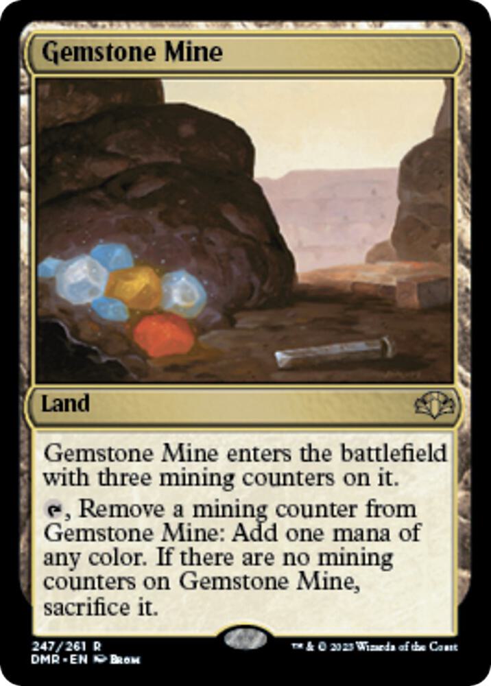 Gemstone Mine - Dominaria Remastered - Magic: The Gathering - TCGplayer.com