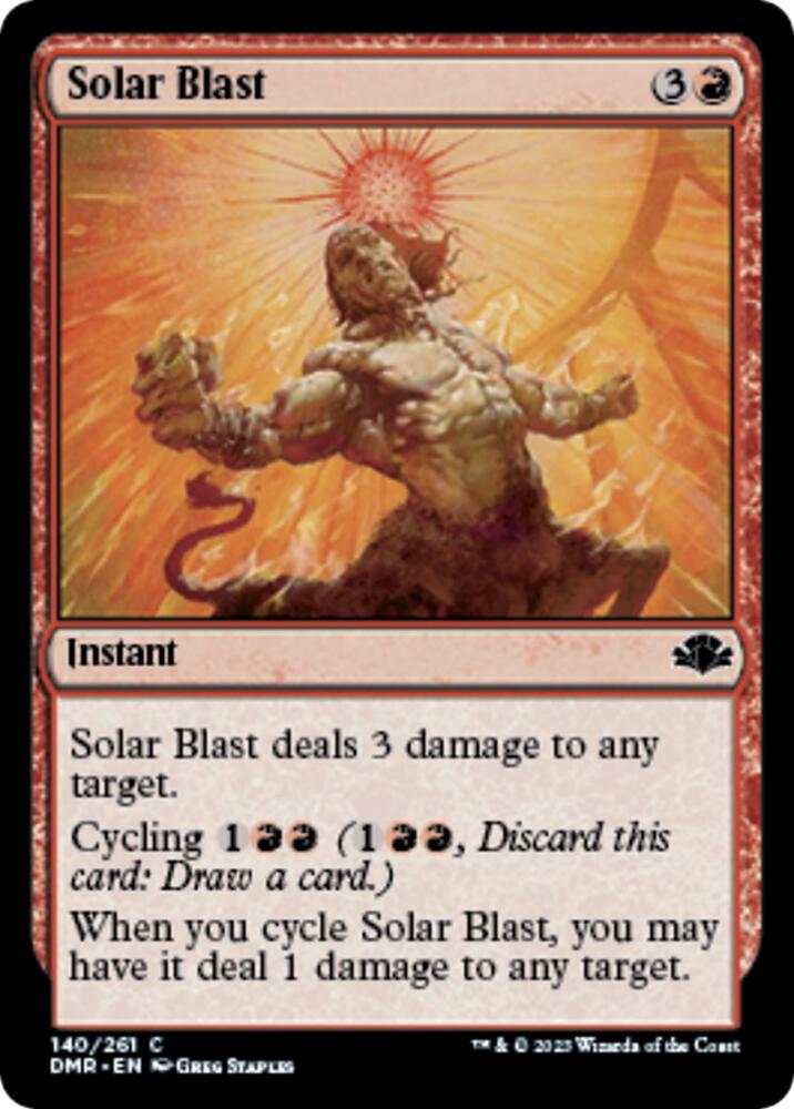 Solar Blast - Dominaria Remastered - Magic: The Gathering - TCGplayer.com