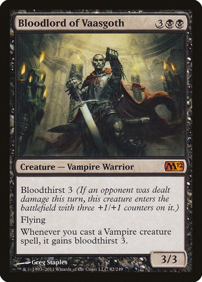Bloodlord of Vaasgoth - Magic 2012 (M12) - Magic: The Gathering ...