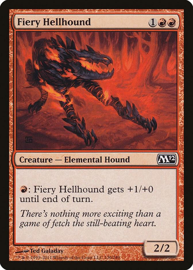 Fiery Hellhound - Magic 2012 (M12) - Magic: The Gathering - TCGplayer.com