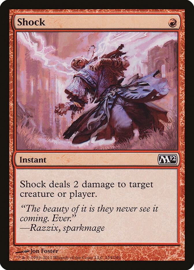 Shock - Magic 2012 (M12) - Magic: The Gathering - TCGplayer.com