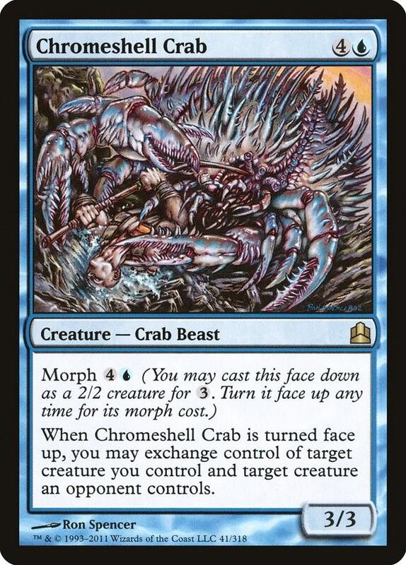 Chromeshell Crab - Commander - Magic: The Gathering