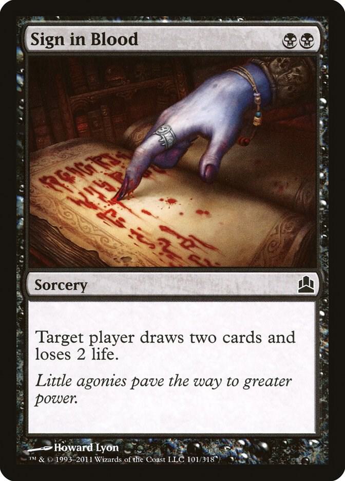 Sign in Blood - Commander - Magic: The Gathering - TCGplayer.com