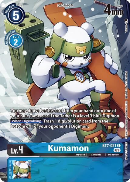 Kumamon (2nd Anniversary Frontier Card) - Next Adventure - Digimon Card ...