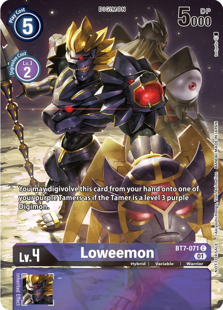 Loweemon (2nd Anniversary Frontier Card) - Next Adventure - Digimon ...
