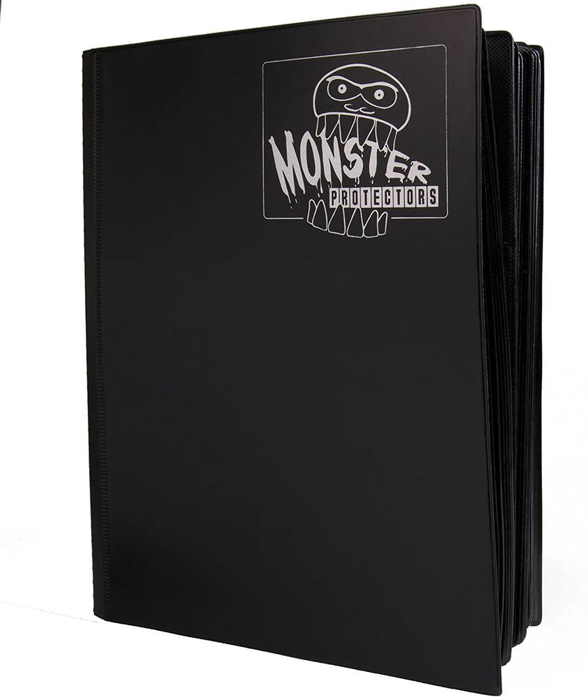 Binder - 9-Pocket Side-Loading Mega Monster - Black (Hard Cover ...