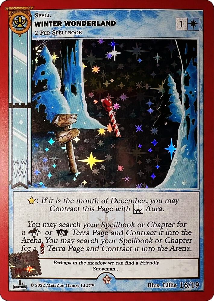 Winter Wonderland (First Edition) - Holiday Promos - MetaZoo ...