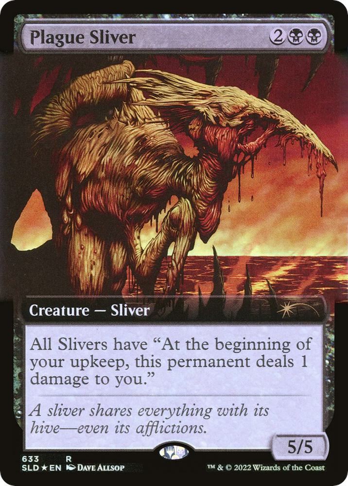 Plague Sliver (Extended Art) - Secret Lair Drop Series - Magic: The ...