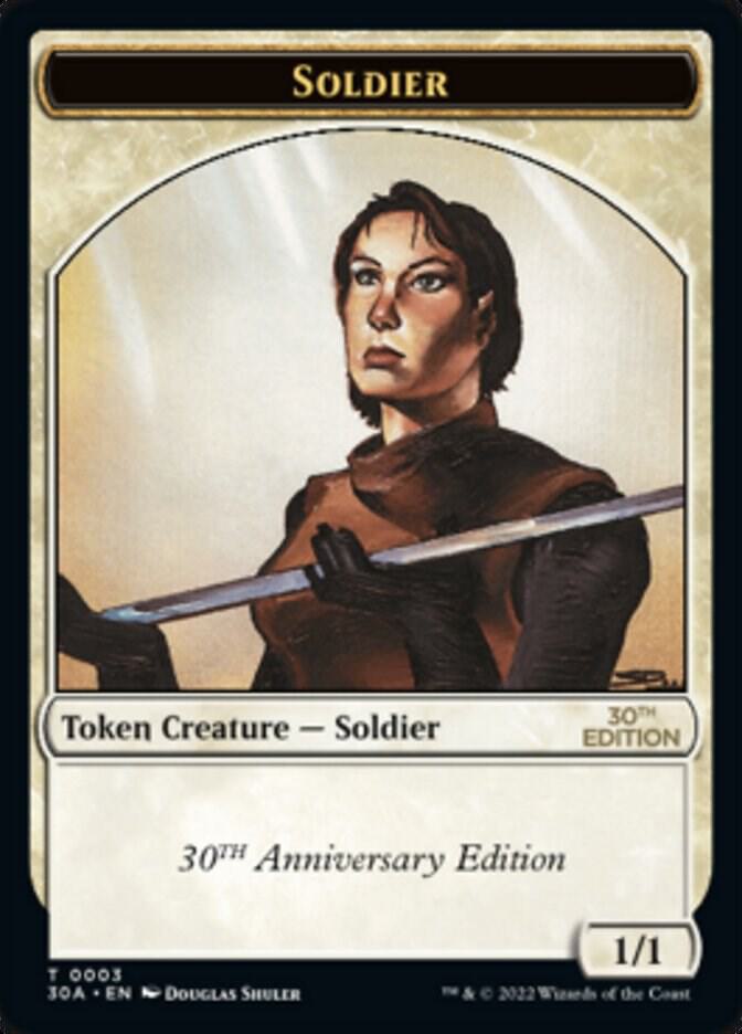 Soldier Token - 30th Anniversary Edition - Magic: The Gathering ...