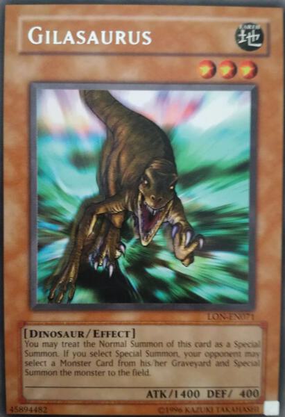 Gilasaurus - Labyrinth of Nightmare (Worldwide English) - YuGiOh ...