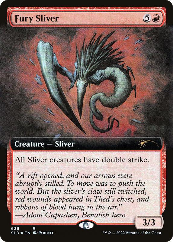 Fury Sliver (Extended Art) - Secret Lair Drop Series - Magic: The ...