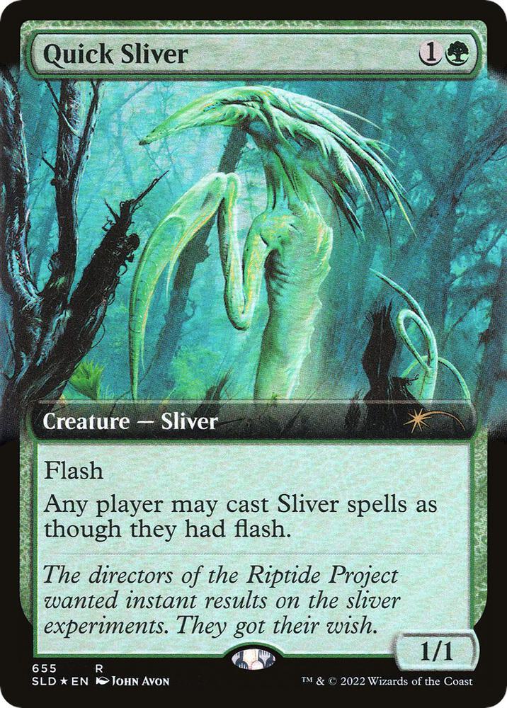 Quick Sliver (Extended Art) - Secret Lair Drop Series - Magic: The ...