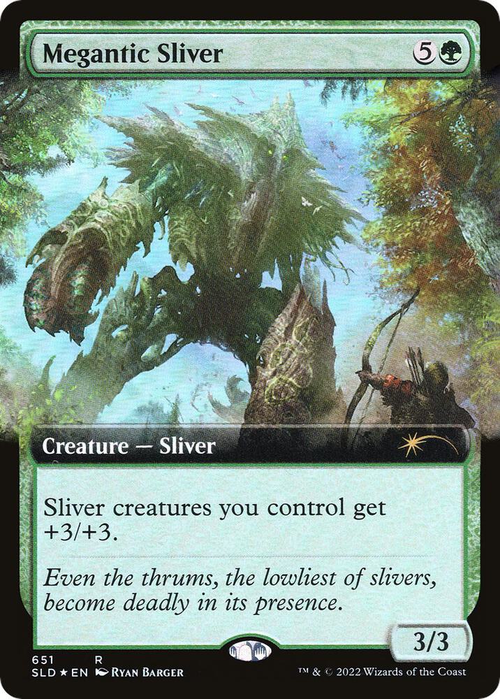 Megantic Sliver (Extended Art) - Secret Lair Drop Series - Magic: The ...