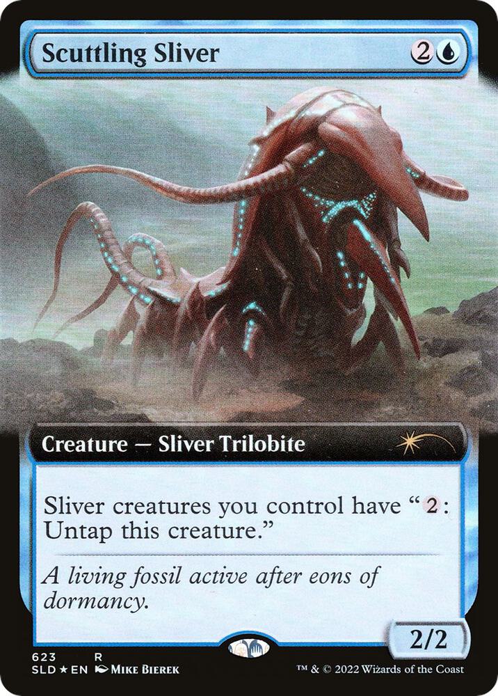 Scuttling Sliver (Extended Art) - Secret Lair Drop Series - Magic: The ...