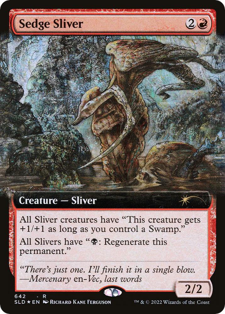 Sedge Sliver (Extended Art) - Secret Lair Drop Series - Magic: The ...