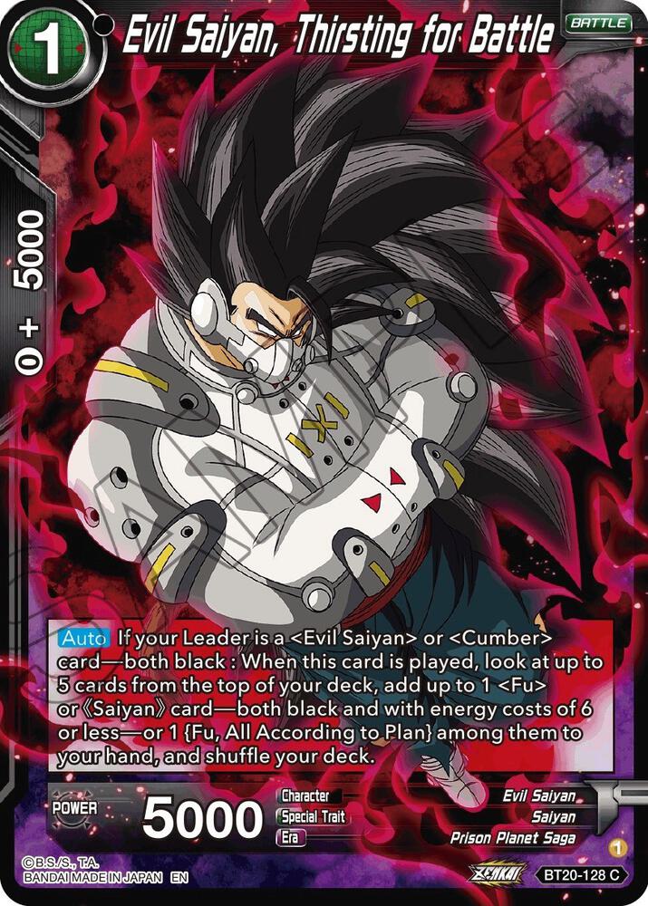 Evil Saiyan, Thirsting for Battle - Power Absorbed - Dragon Ball Super ...