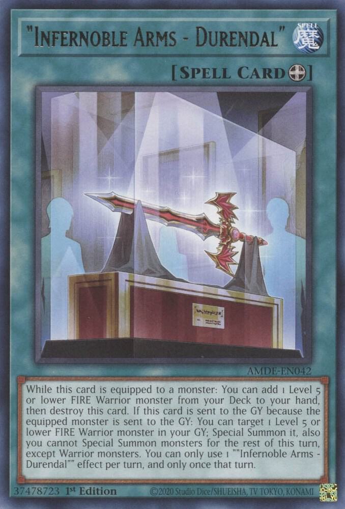 "Infernoble Arms - Durendal" - Amazing Defenders - YuGiOh - TCGplayer.com