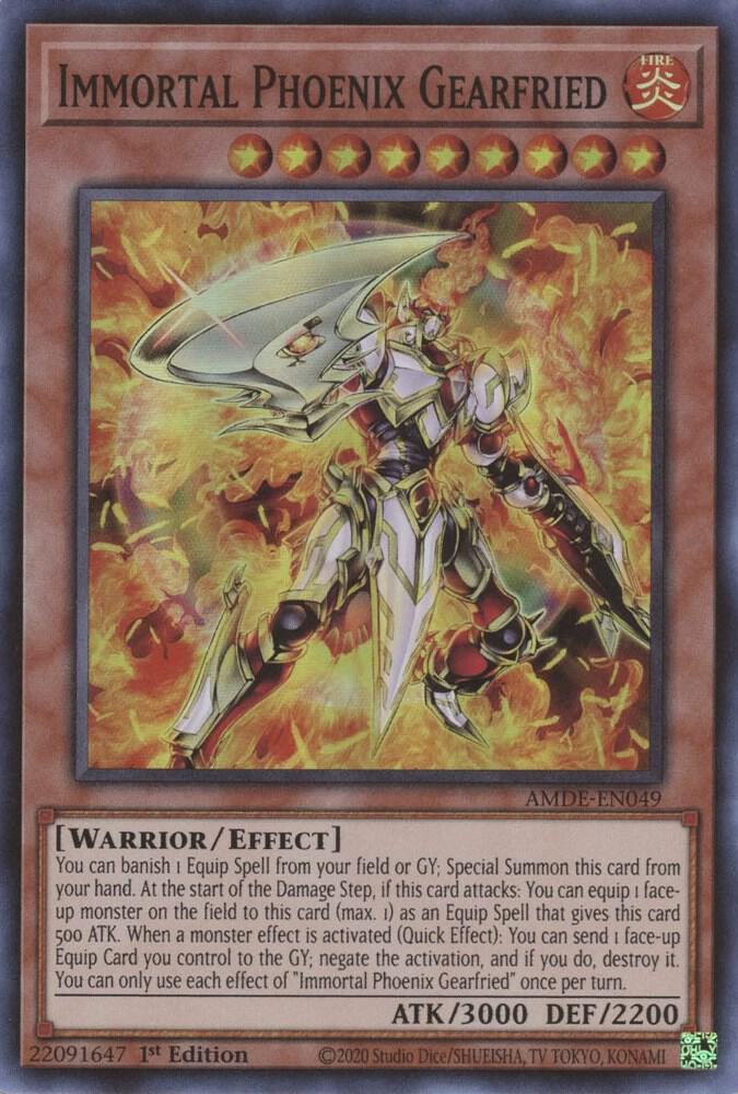 Immortal Phoenix Gearfried - Amazing Defenders - YuGiOh - TCGplayer.com