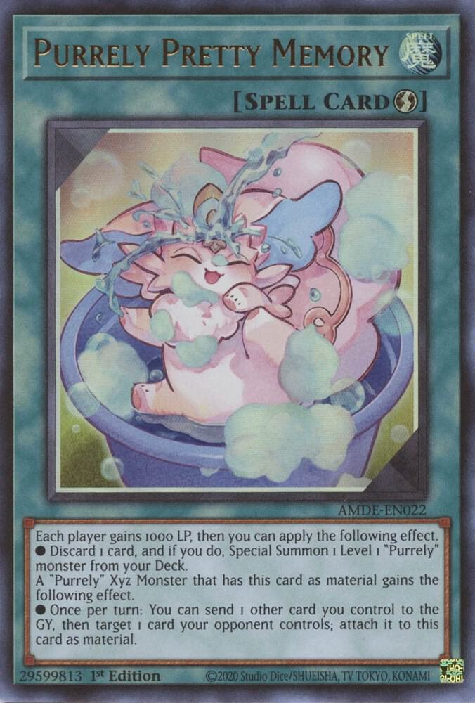 Purrely Pretty Memory - Amazing Defenders - YuGiOh - TCGplayer.com