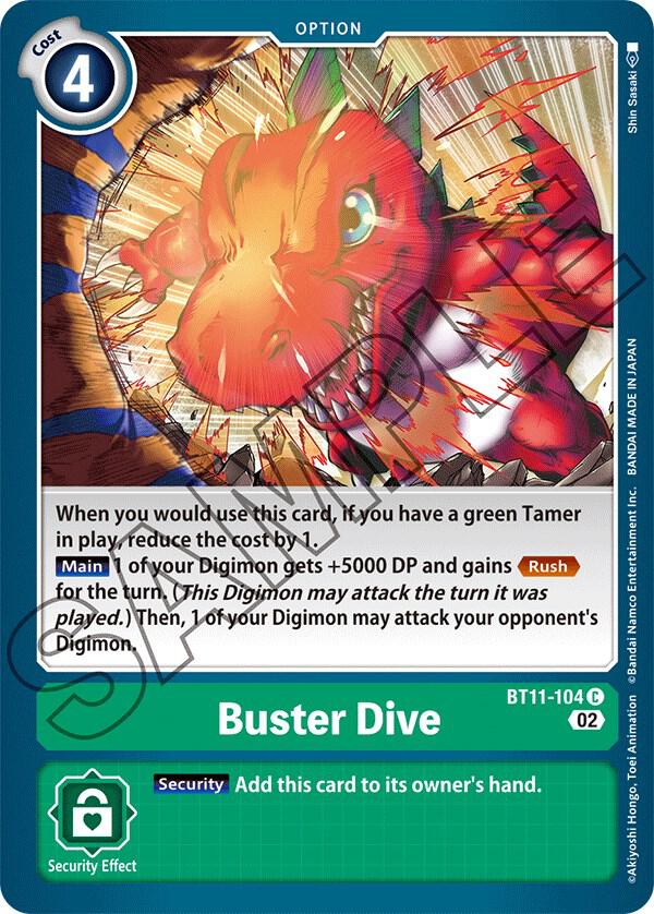 Buster Dive - Dimensional Phase - Digimon Card Game - TCGplayer.com