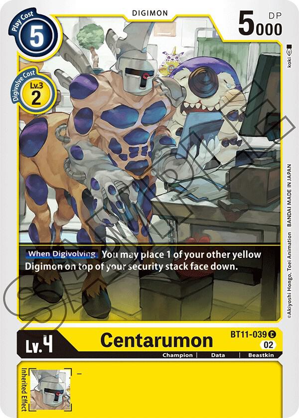 Centarumon - Dimensional Phase - Digimon Card Game - TCGplayer.com