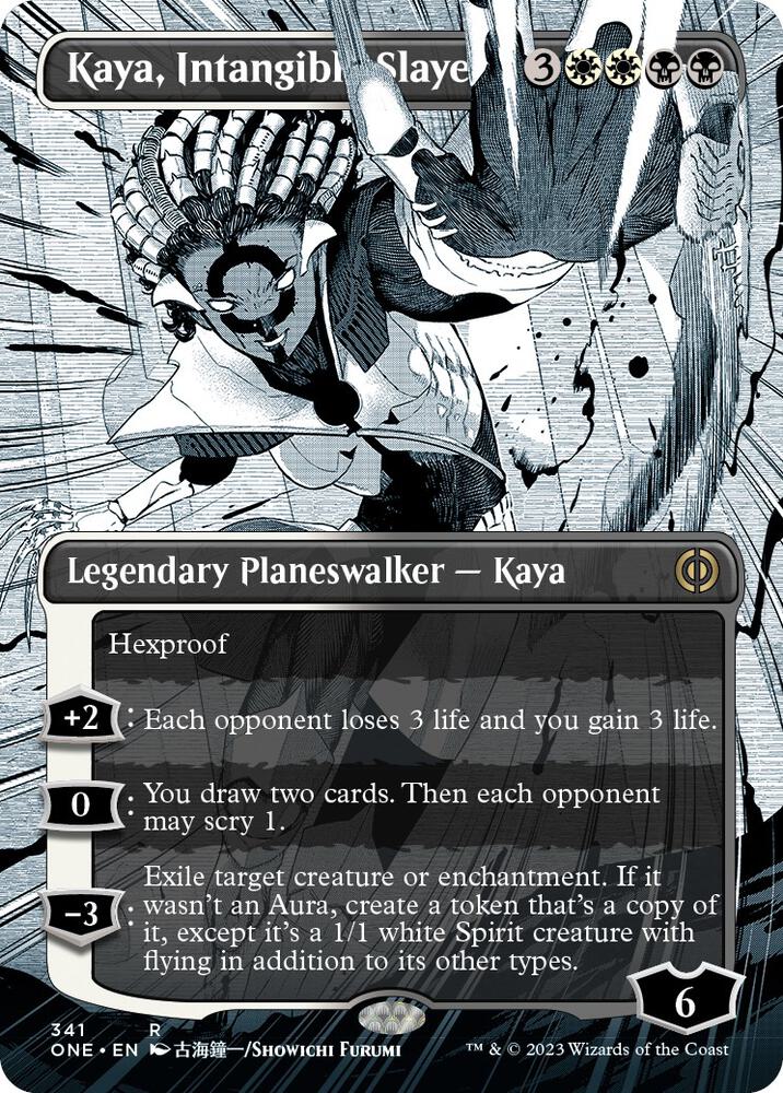 Kaya, Intangible Slayer (Borderless) - Phyrexia: All Will Be One ...