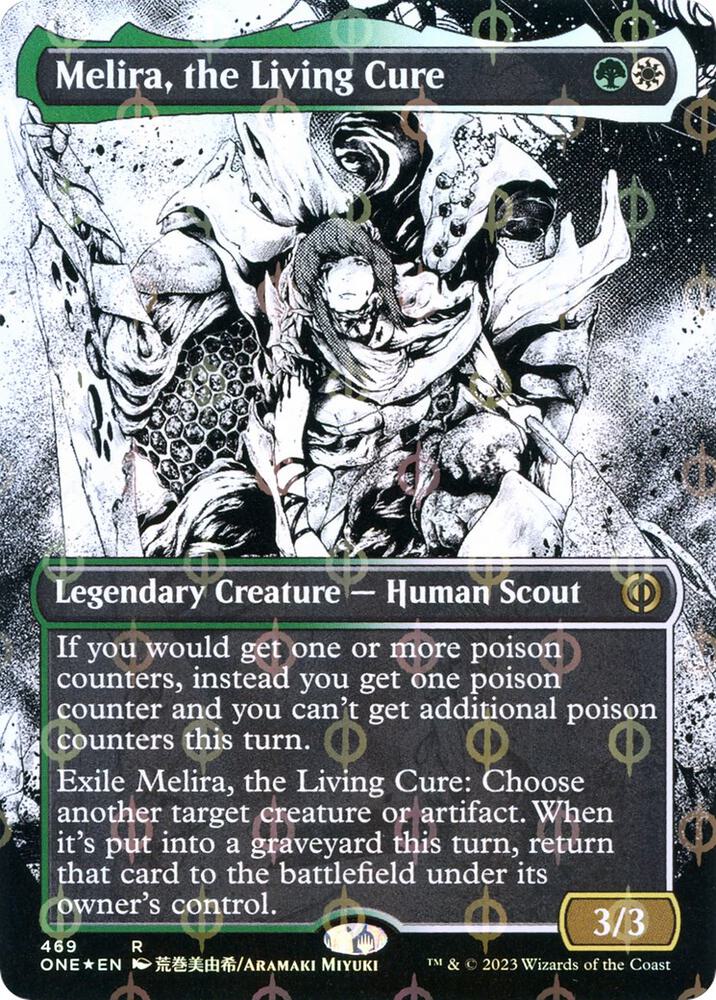 Melira, the Living Cure (Borderless) (Step-and-Compleat Foil ...