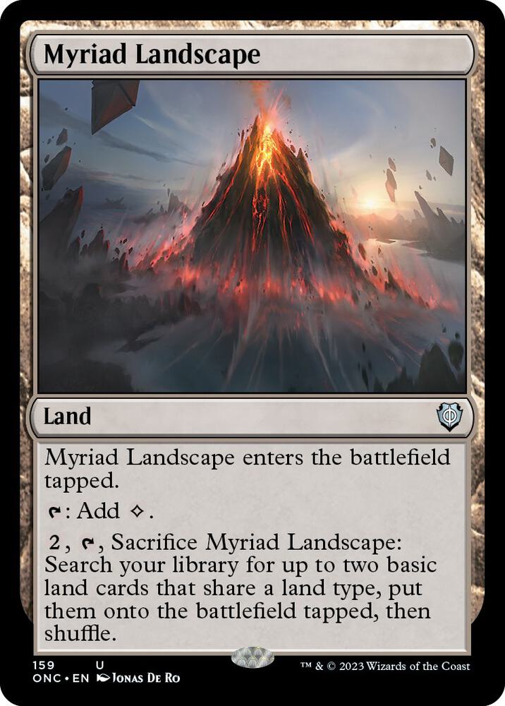 Myriad Landscape - Commander: Phyrexia: All Will Be One - Magic: The ...