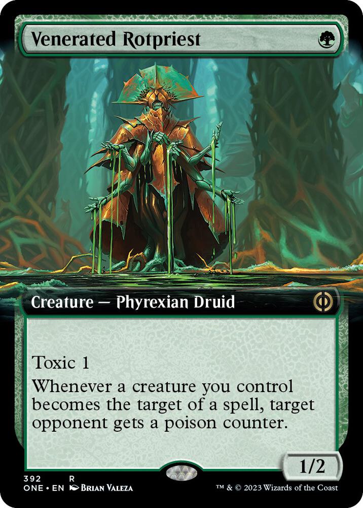 Venerated Rotpriest (Extended Art) - Phyrexia: All Will Be One - Magic ...