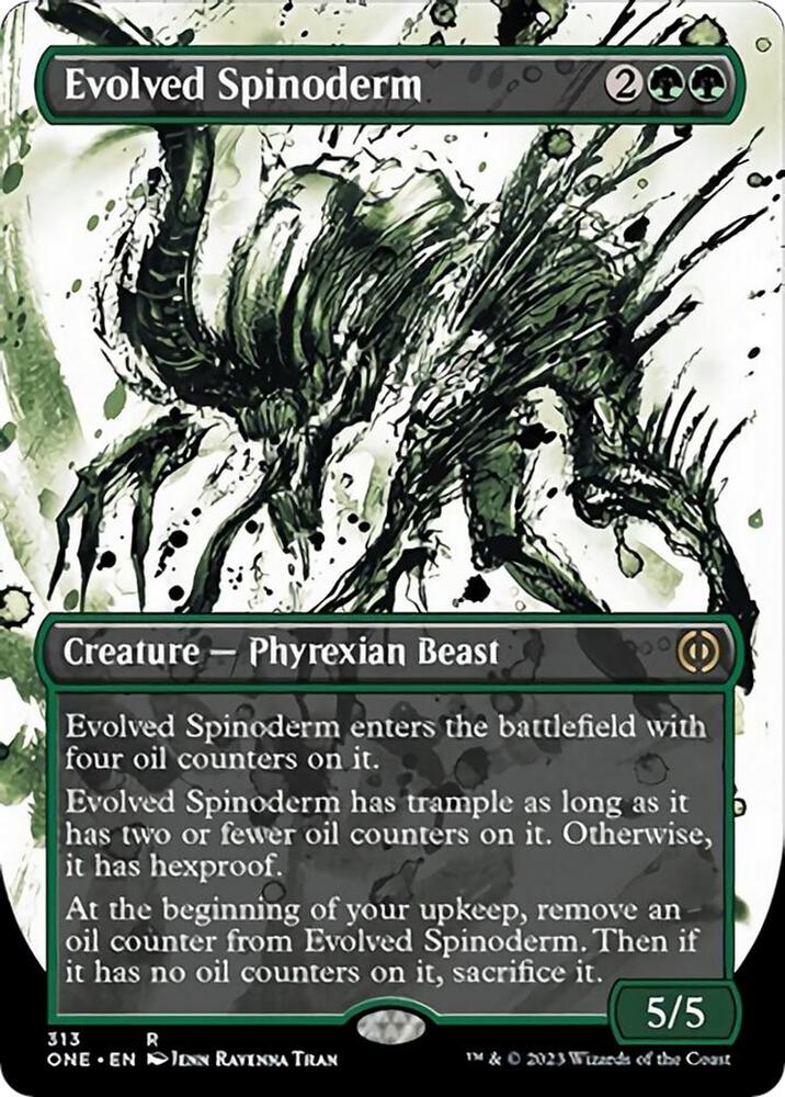 Evolved Spinoderm (Showcase) - Phyrexia: All Will Be One - Magic: The ...