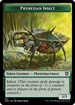 Phyrexian Wurm // Phyrexian Insect Double-Sided Token - Commander ...