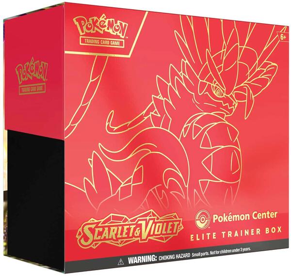 Scarlet & Violet Pokemon Center Elite Trainer Box (Exclusive) [Koraidon ...