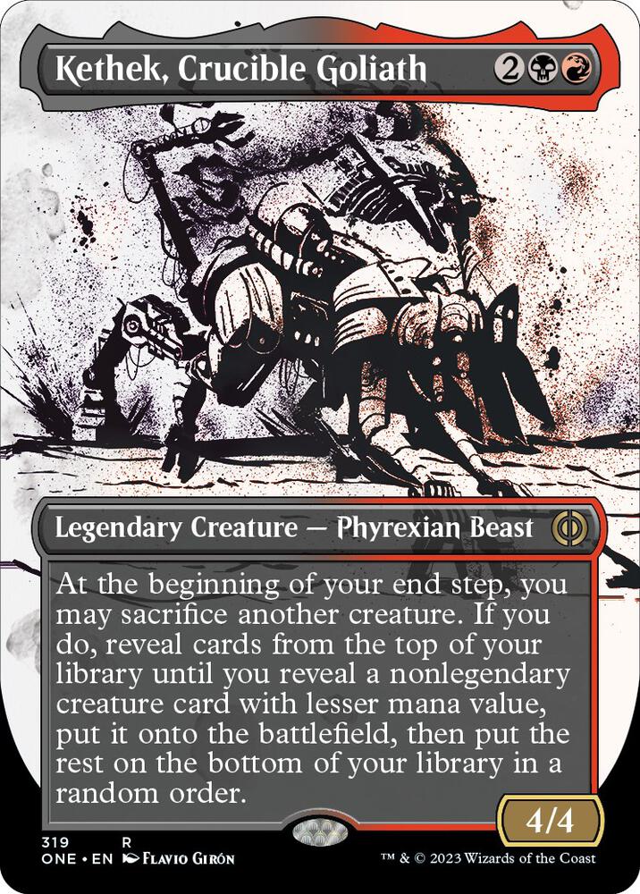 Kethek, Crucible Goliath (Showcase) - Phyrexia: All Will Be One - Magic ...