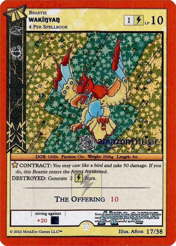 Wakinyan (Amazon Music) - Hiroquest 2.0 - MetaZoo - TCGplayer.com