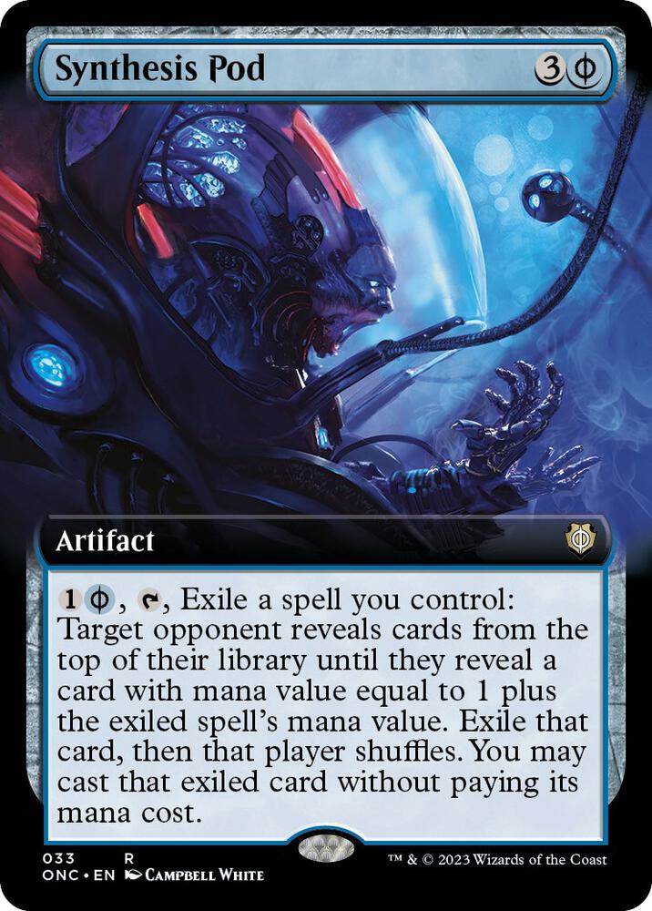 Synthesis Pod (Extended Art) - Commander: Phyrexia: All Will Be One ...