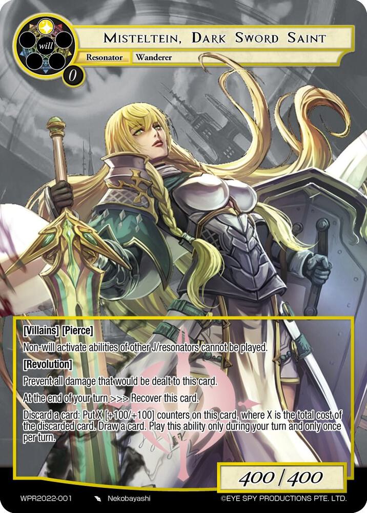 Misteltein, Dark Sword Saint - Promo Cards - Force of Will - TCGplayer.com