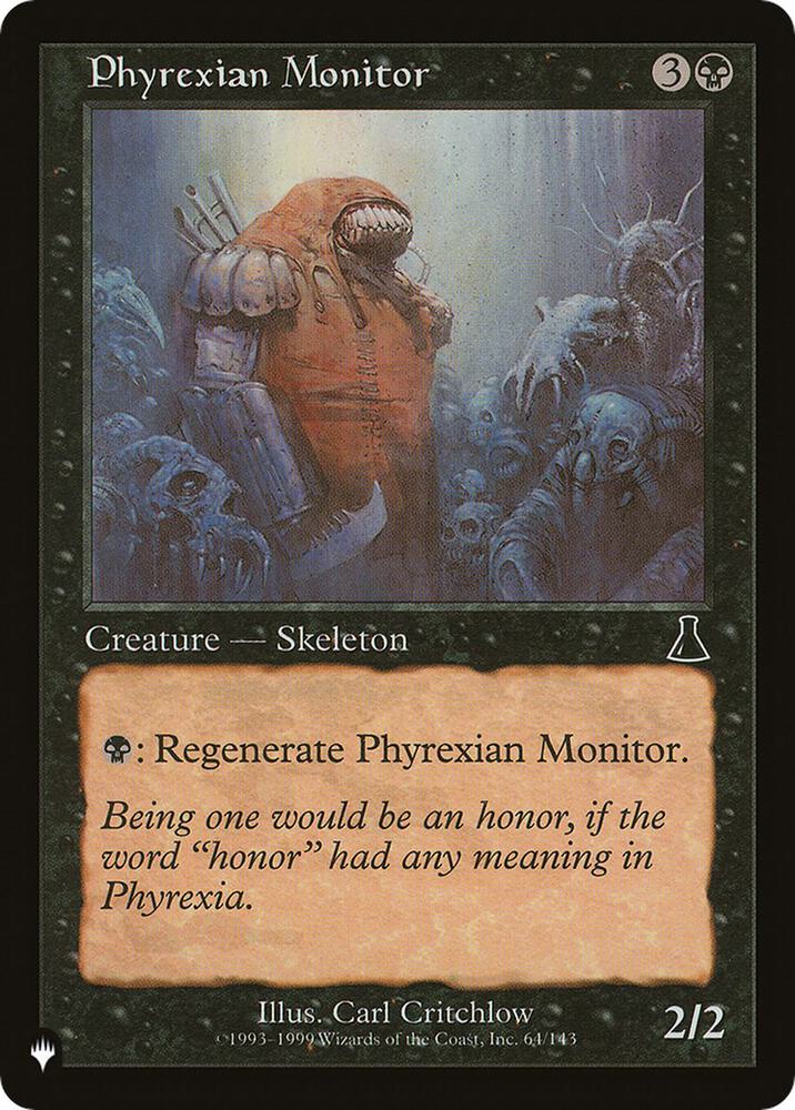 Phyrexian Monitor - The List Reprints - Magic: The Gathering ...
