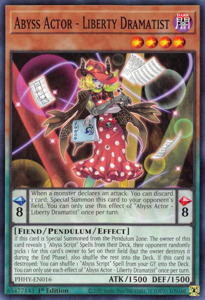 Abyss Actor - Liberty Dramatist - Photon Hypernova - YuGiOh - TCGplayer.com