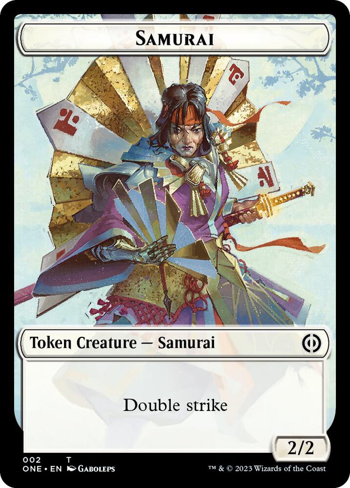 Samurai Token - Phyrexia: All Will Be One - Magic: The Gathering ...