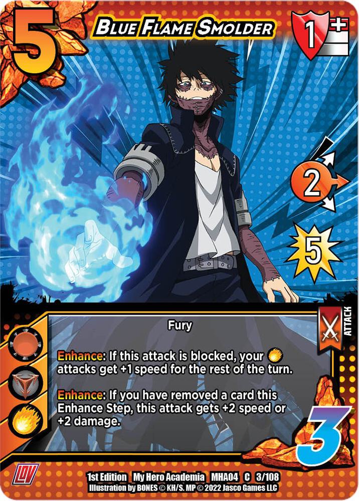 Blue Flame Smolder - UniVersus: My Hero Academia: League of Villains ...
